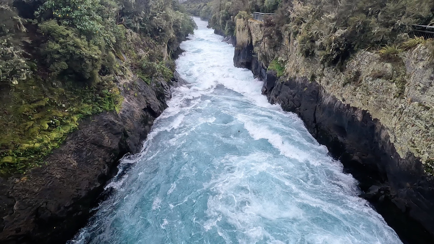 Powerful Nature – Huka Falls – Taupo, New Zealand - Wandering Walleye